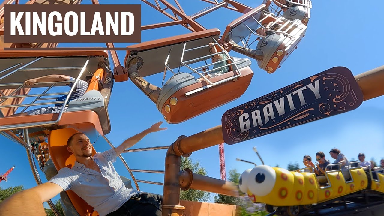 🎢Visite de Kingoland - GRAVITY EST INCROYABLE (Speed Chenille nous ...
