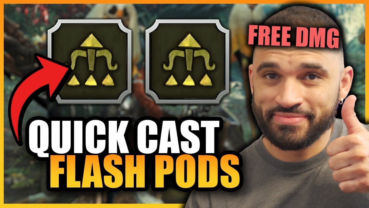 How To Quick-Cast Flash Pods With Weapon Still Drawn In Monster Hunter ...