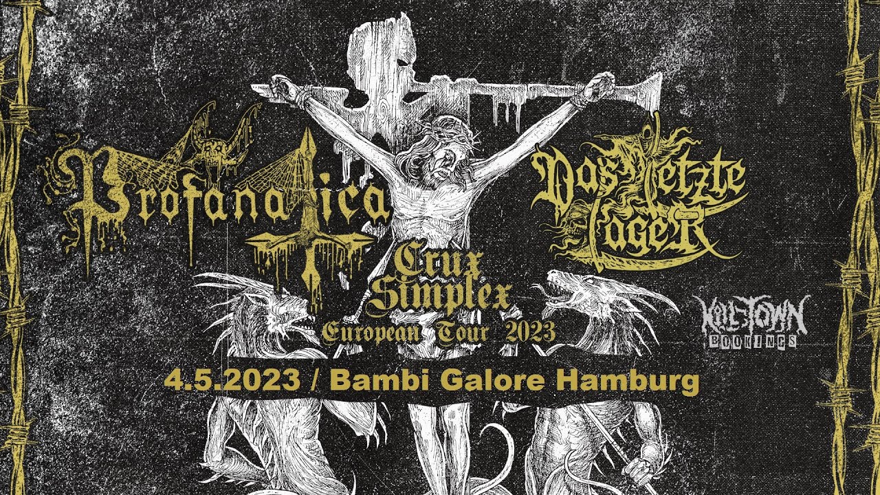Profanatica Live 4.5.2023 at Bambi Galore Hamburg - YouTube