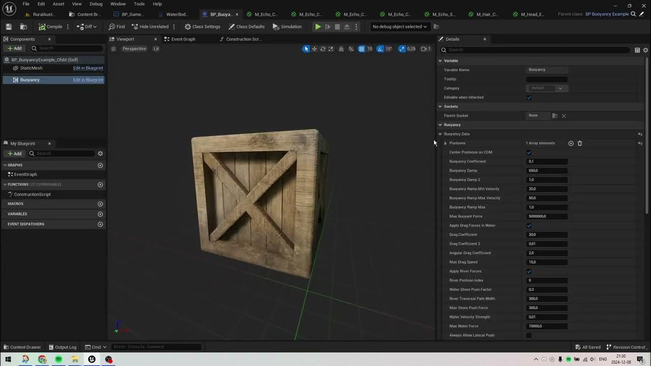 Wet & Drying with Echo - Tech Overview - Runtime Vertex Paint & Detection Plugin - YouTube