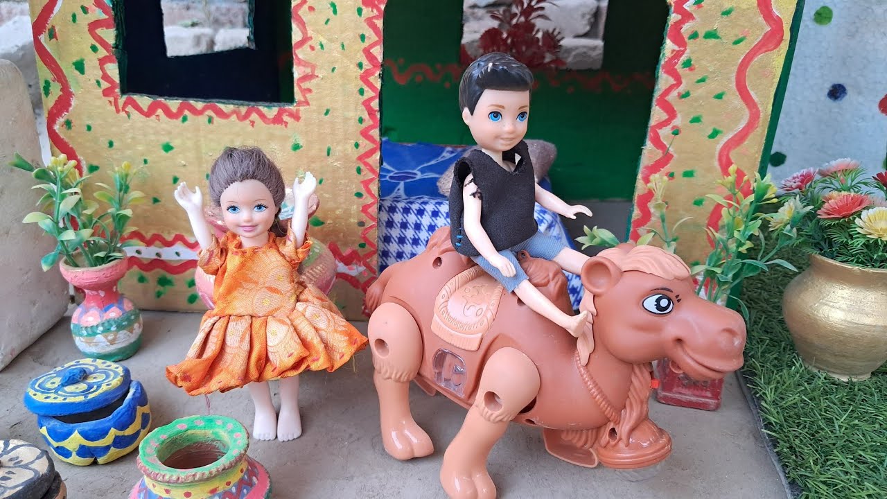 Doll Cartoon/Doll Village/Doll House Cartoon/Village Barbies Show - YouTube