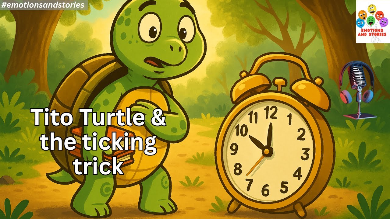 Tito Turtle & the ticking trick #emotionsandstory #kidsstory # ...