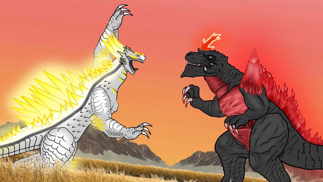 Space Godzilla x Titanius Shimu : Kaiju and Dinosaur Battles | The New ...