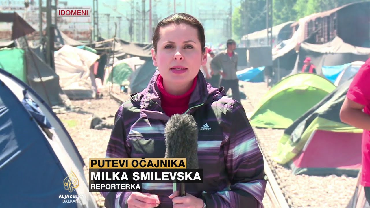 Smilevska o izbjeglicama koje odbijaju napustiti Idomeni - YouTube