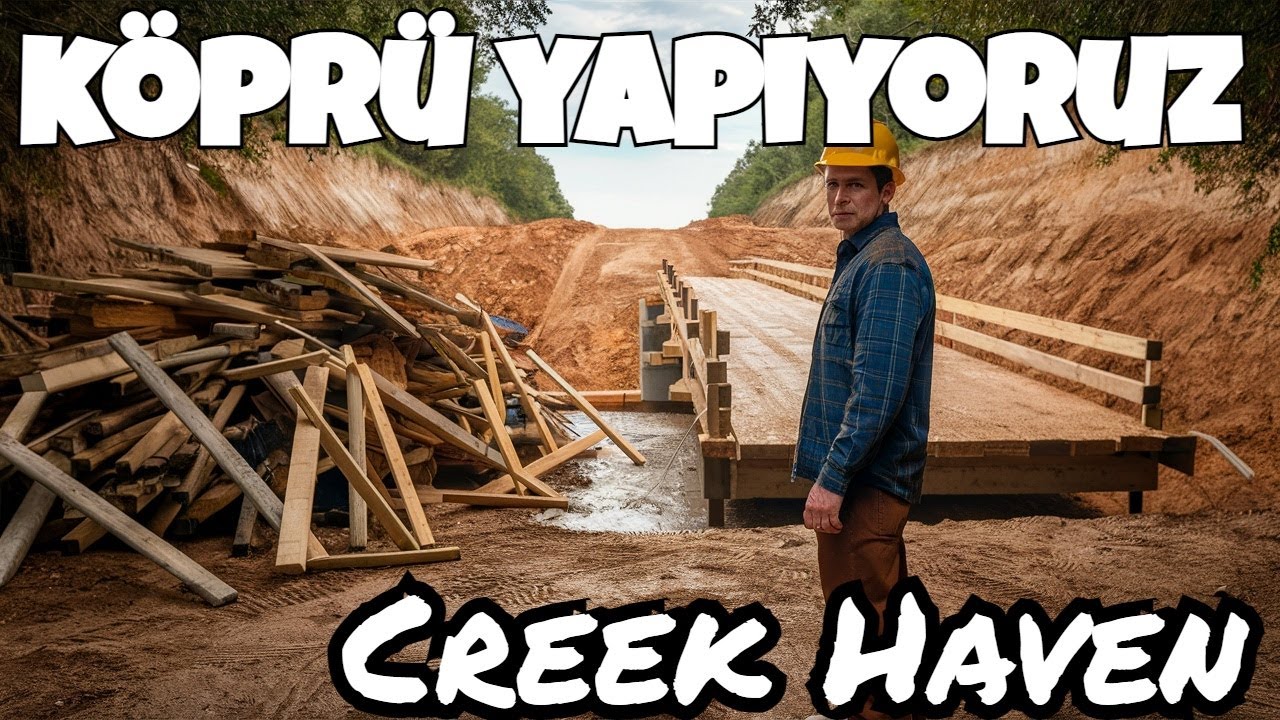 Bridging Nature: Building a Handcrafted Wooden Bridge Over My Creek ...