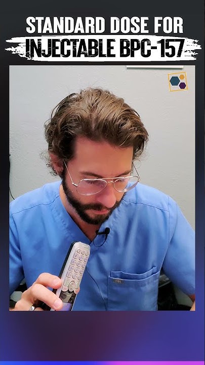 Standard Dose for Injectable BPC - 157 - YouTube