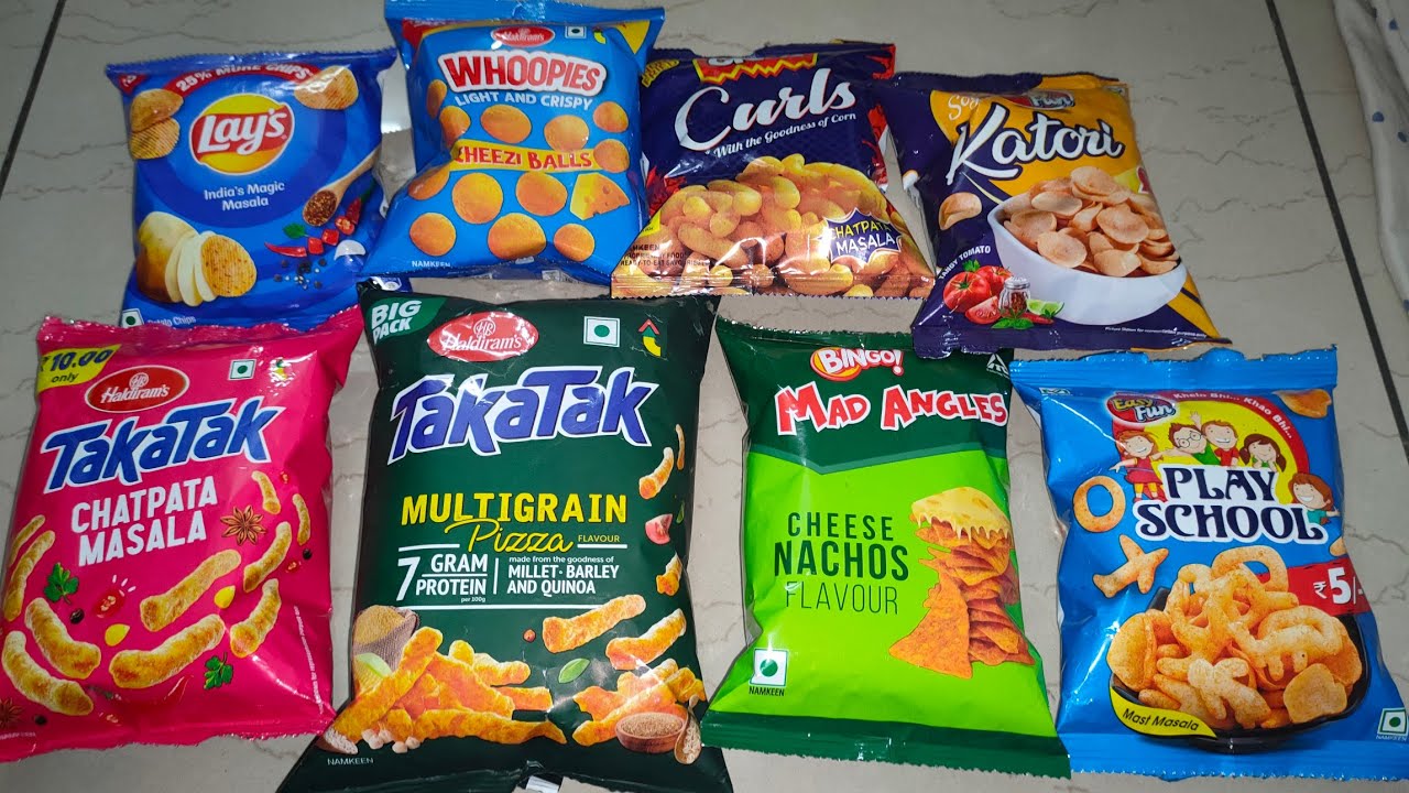 Lots of chips| Different varieties of yummy chips| Reviewing lots of ...