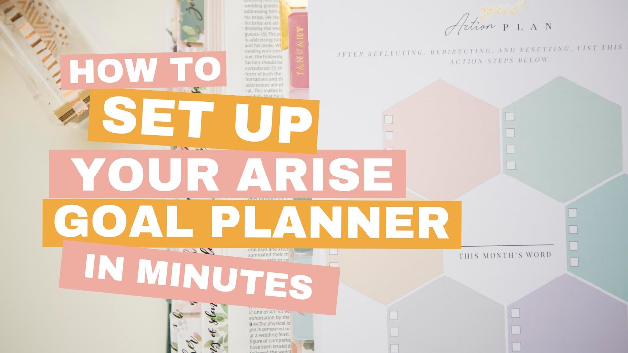 How To Set Up Your Arise Devotional Planner In Minutes - YouTube