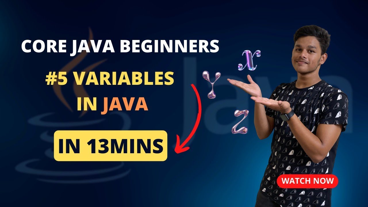 #5 Variables in Java | Java tutorials of Beginners | Core Java ...