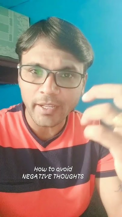 HOW TO AVOID NEGATIVE THOUGHTS? - YouTube