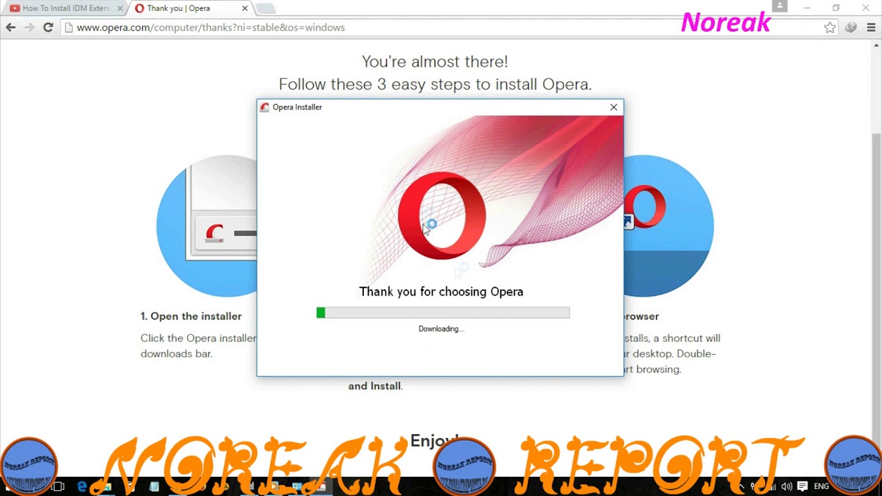 How To Install Opera On computer 2017 - YouTube