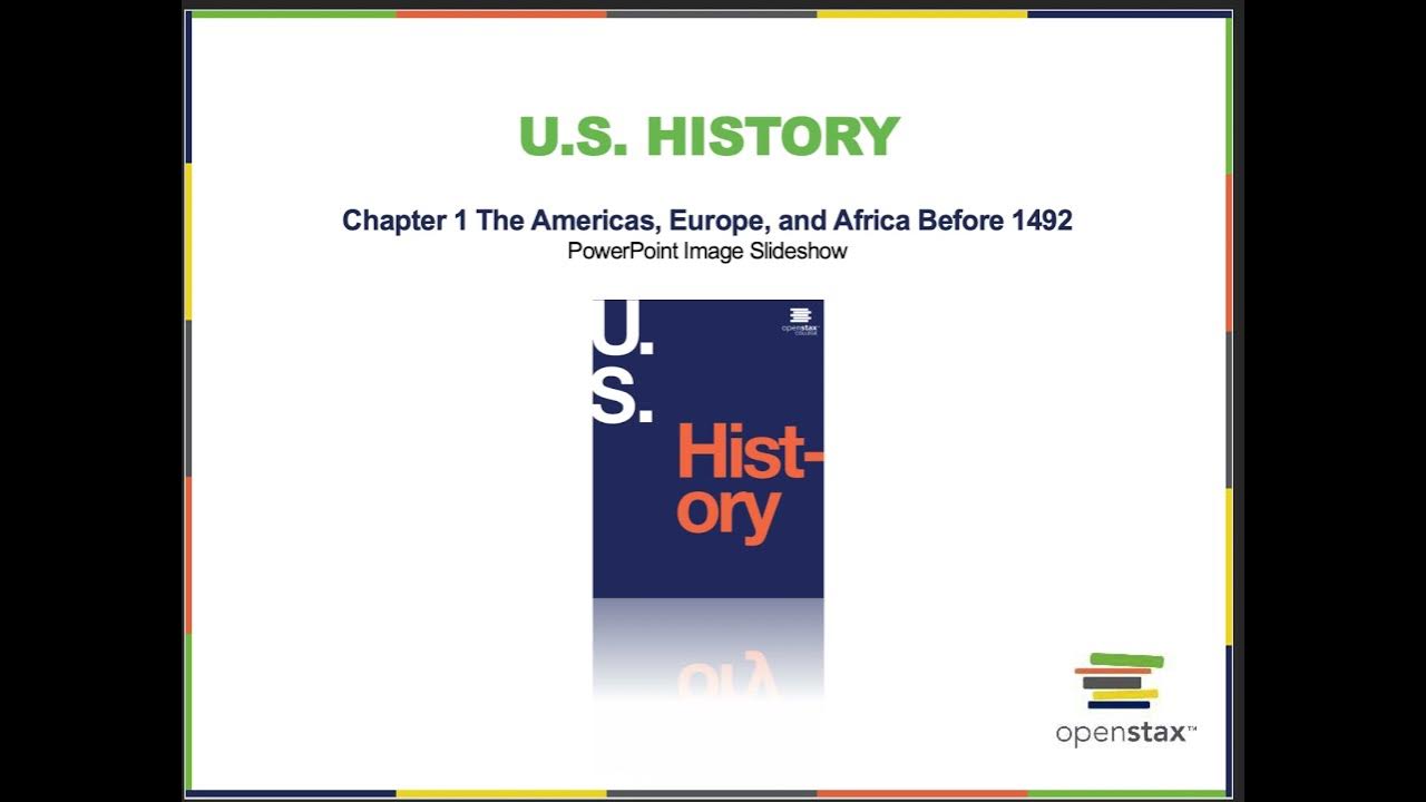 US History 135 - Overview: Chapter 1 The Americas, Europe, and Africa ...