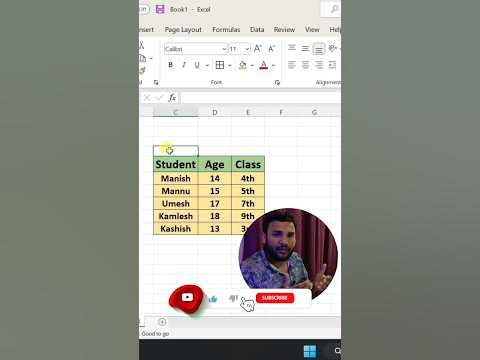 How to change background in Excel #shorts #exceltutorial - YouTube