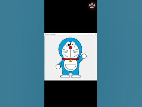 coding to create Doremon cartoon character #doremon #coding #shorts ...