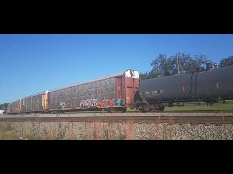NS 361 with NS 1827 SD70ACC NS 1065 S&A HU SD70ACE rear end DPU NS 8096 ES44AC - YouTube