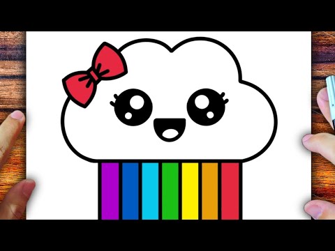 HOW TO DRAW A CUTE CLOUD - YouTube