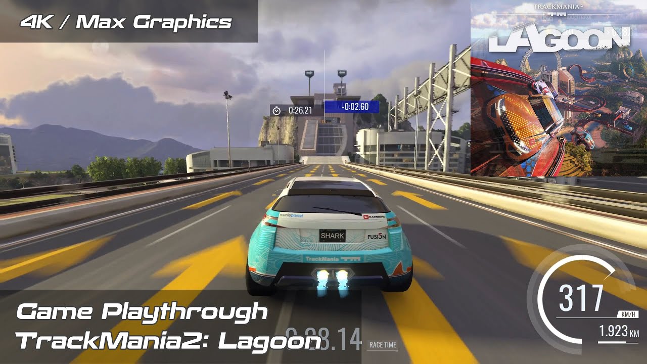 TrackMania 2: Lagoon | Game Playthrough | 4K Max Graphics - YouTube