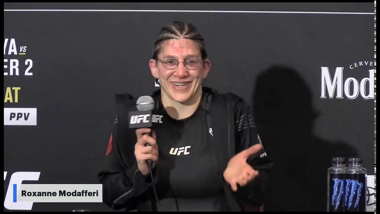 Roxanne Modafferi UFC 271 Postfight Press Conference - YouTube