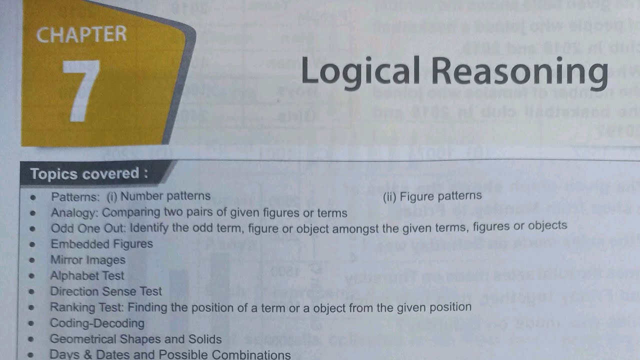 Chapter 7 Logical Reasoning Class 4 SOF Olympiad IMO Workbook YouTube Chapter 7 Logical Reasoning Class 4 SOF Olympiad IMO Workbook YouTube