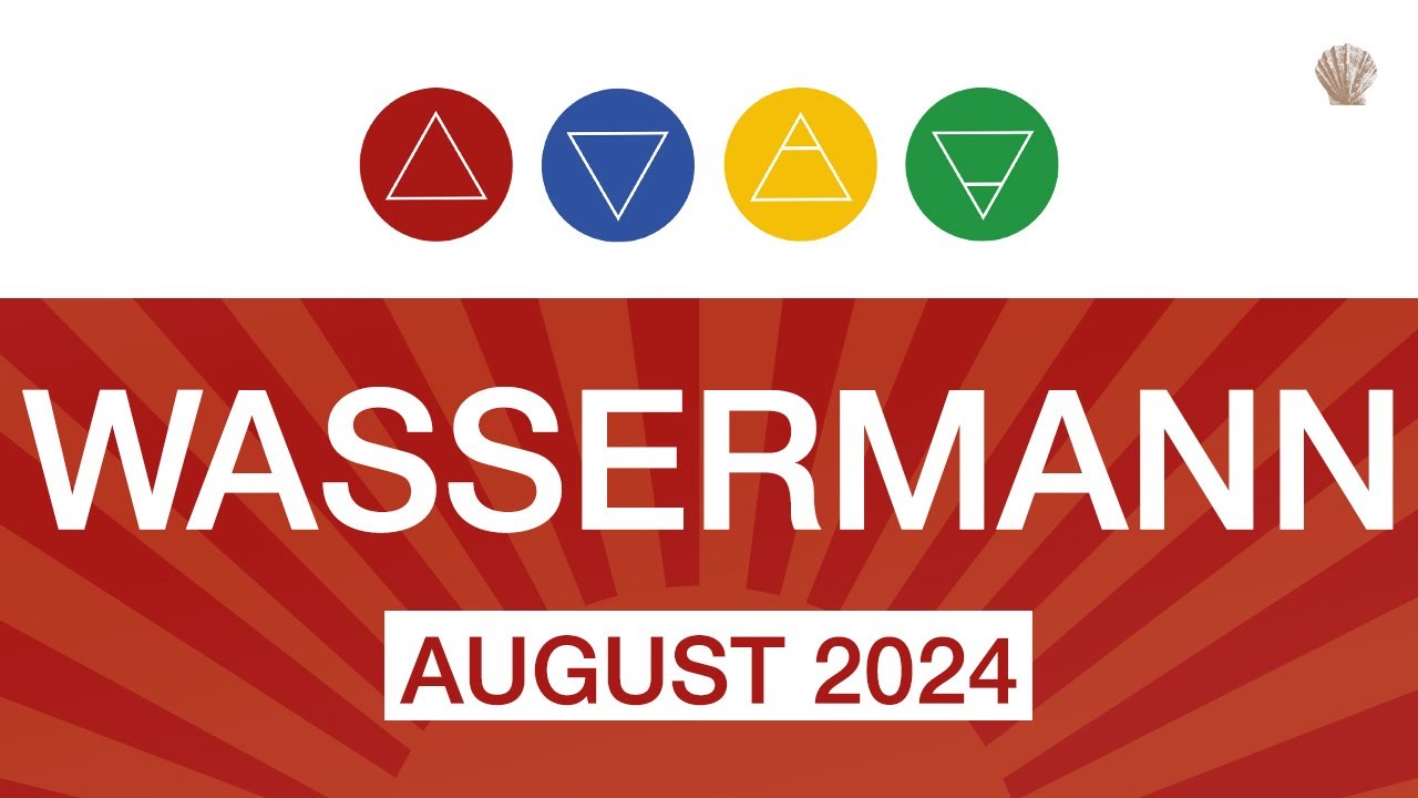 WASSERMANN ♒️ AUGUST 2024 "WAS WIRKLICH ZÄHLT...." - TAROT Monatslegung ...
