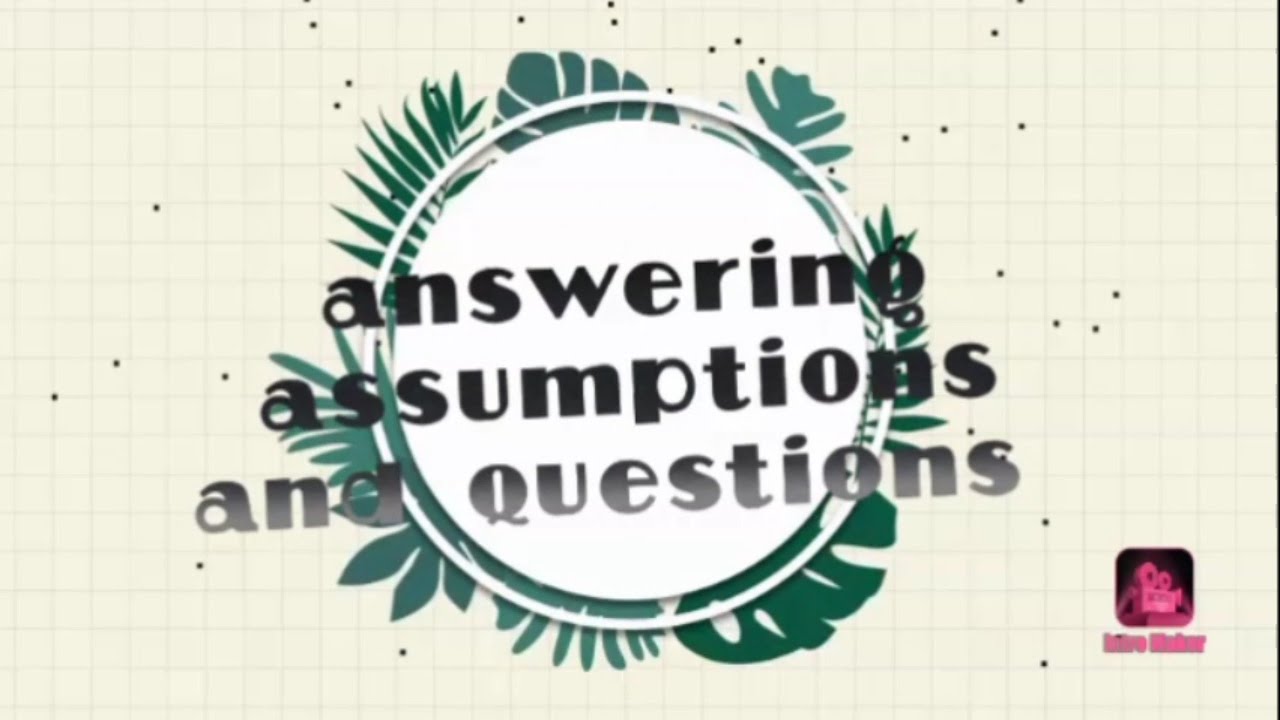 Answering questions and assumptions about me - YouTube