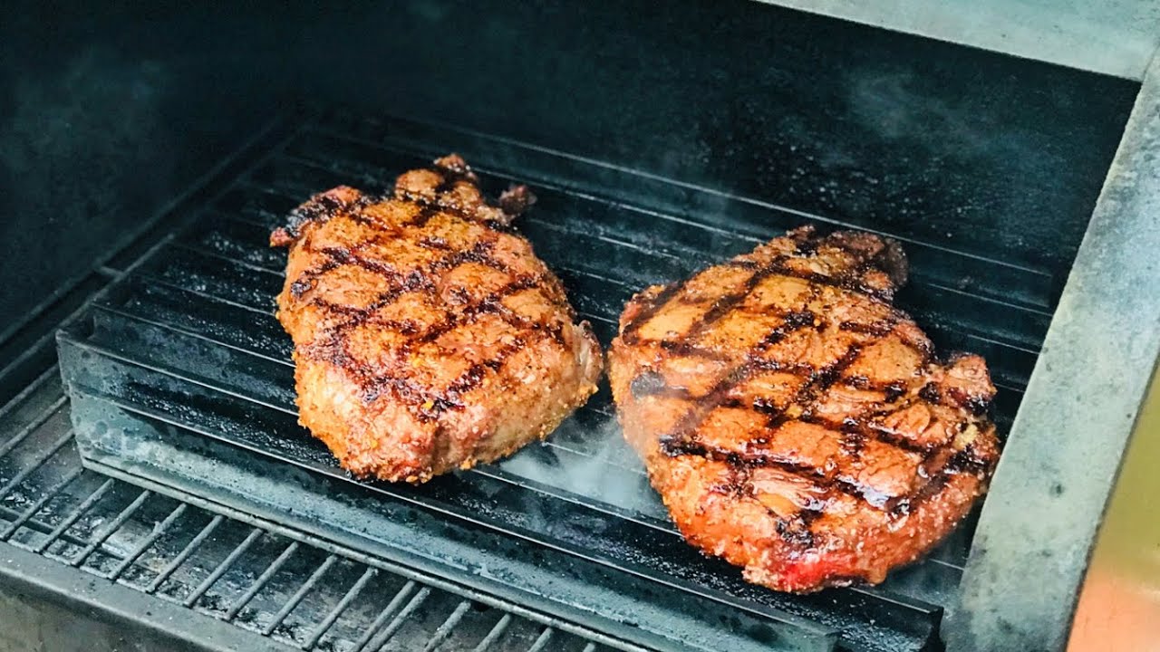 Ribeye Steaks On A Pellet Grill YouTube