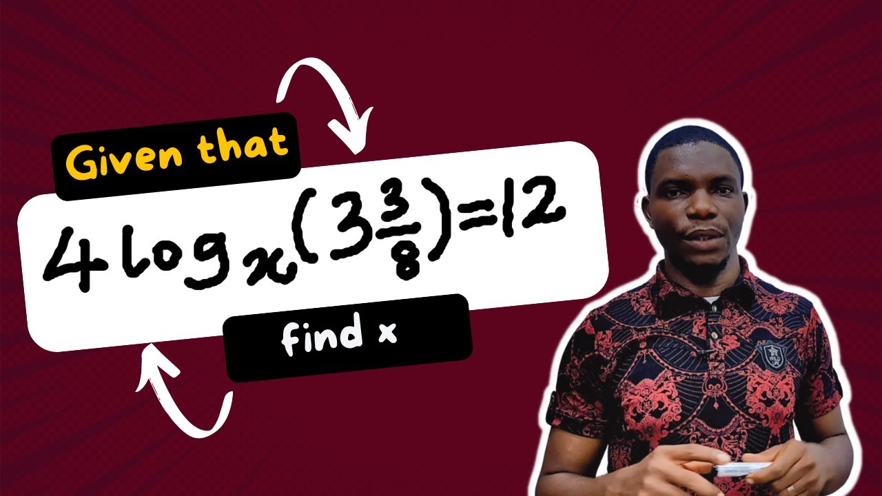 Equations With Logarithm YouTube