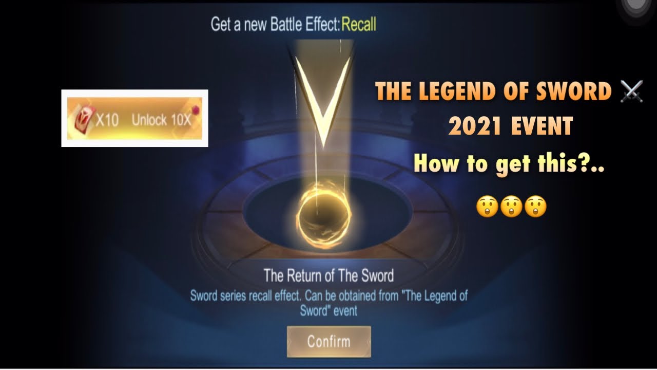 HOW TO GET THE RETURN OF THE SWORD RECALL | The Legend of Sword ...