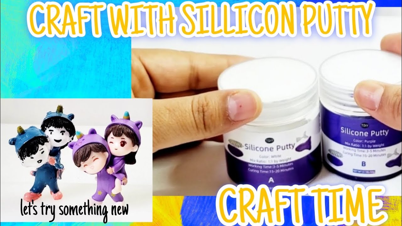 CRAFT USING SILICONE PUTTY || NEW CRAFT ||CRAFT TIME || - YouTube