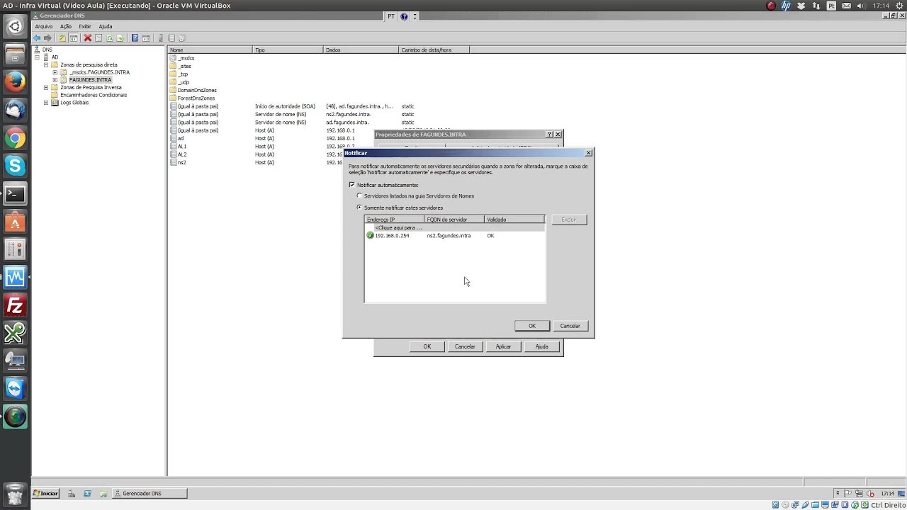 Configurando o Active Directory para sincronizar com o Bind - YouTube