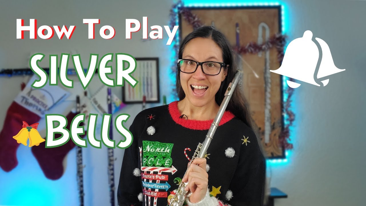How To Play Silver Bells on Flute | Silver Bells Flute Tutorial - YouTube