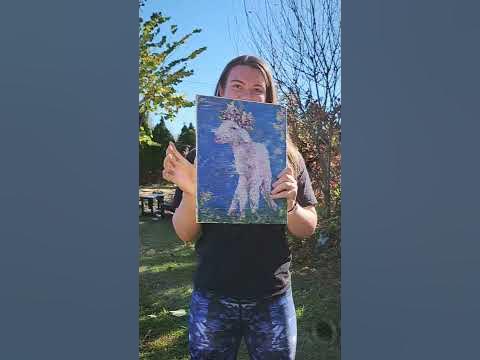 For a painting that took an hour, it's had quite an impact #handiworksbymaddie #Christian # ...