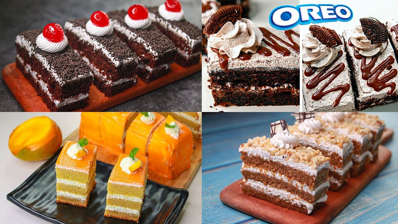 4 Easy Eggless Pastry Recipe Without Oven | Yummy - YouTube