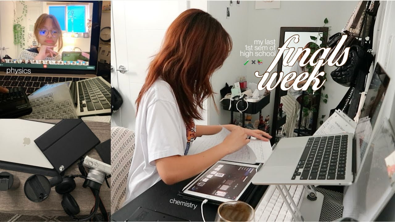 my FINAL week last 1st sem high school finals, cozy & productive ...