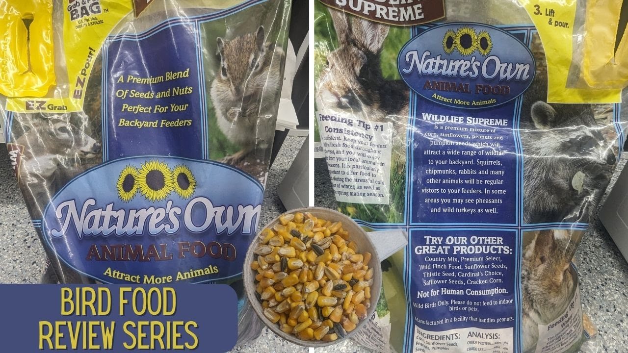 🦝 Critter Food Review - Wildlife Supreme Edition 🌽 (+ Bird Feeding Tips ...