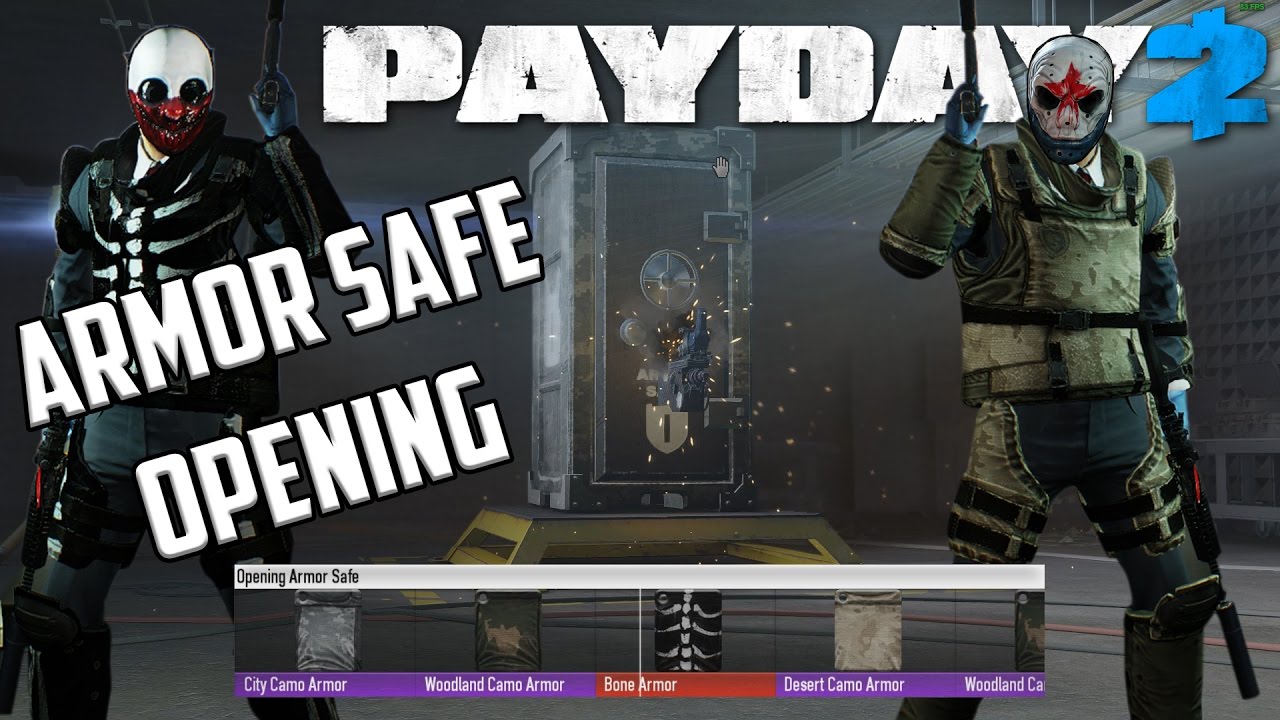 PAYDAY 2 - Armor Safe Unboxing/Opening - YouTube