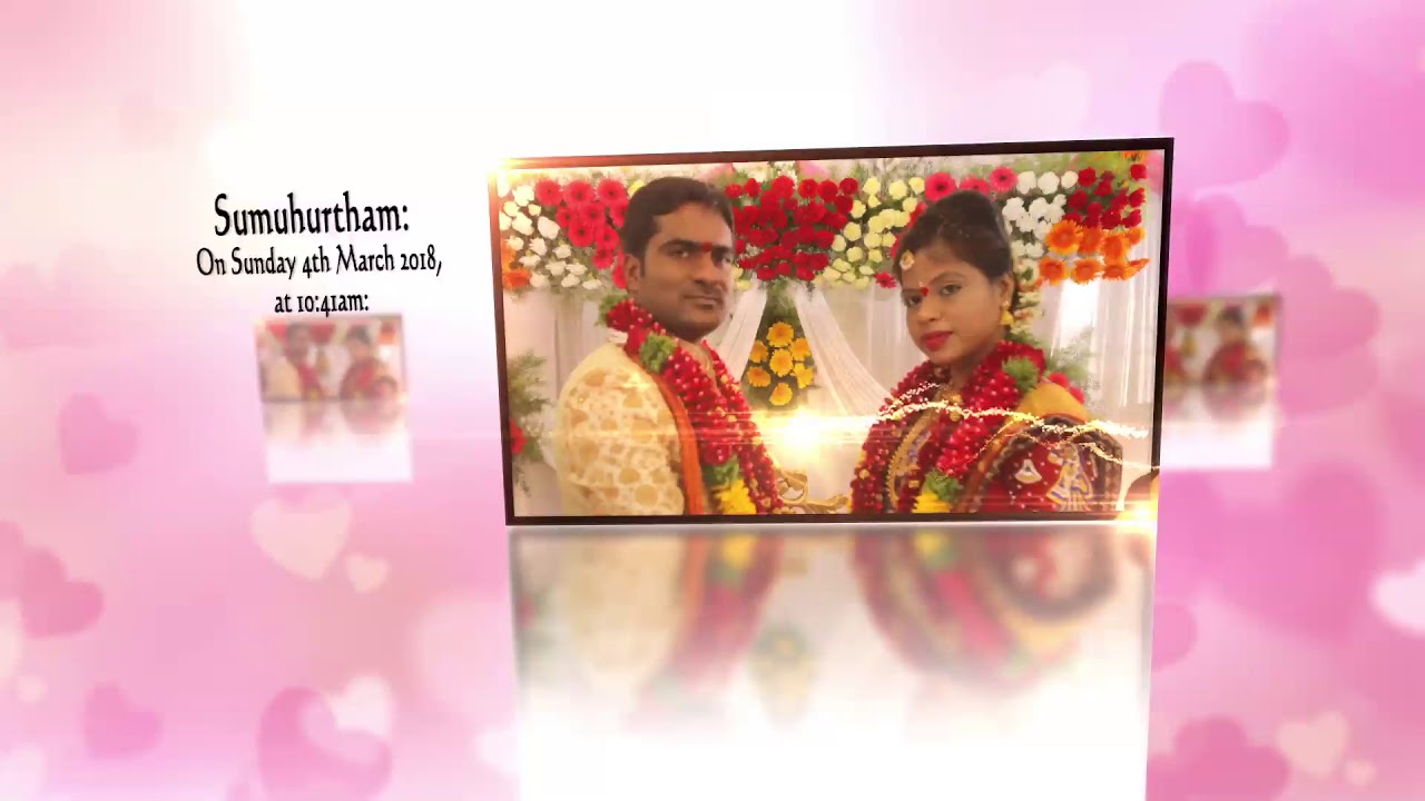 wedding invitation Dr Sujana Reddy with Dr Ravi Kumar Reddy - YouTube