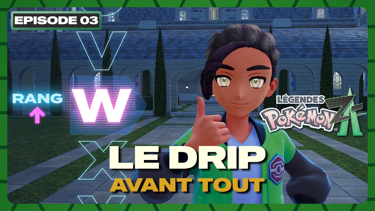 Je peux ENFIN changer mon DRIP - Ep.3 - Légendes Pokémon Z-A - YouTube