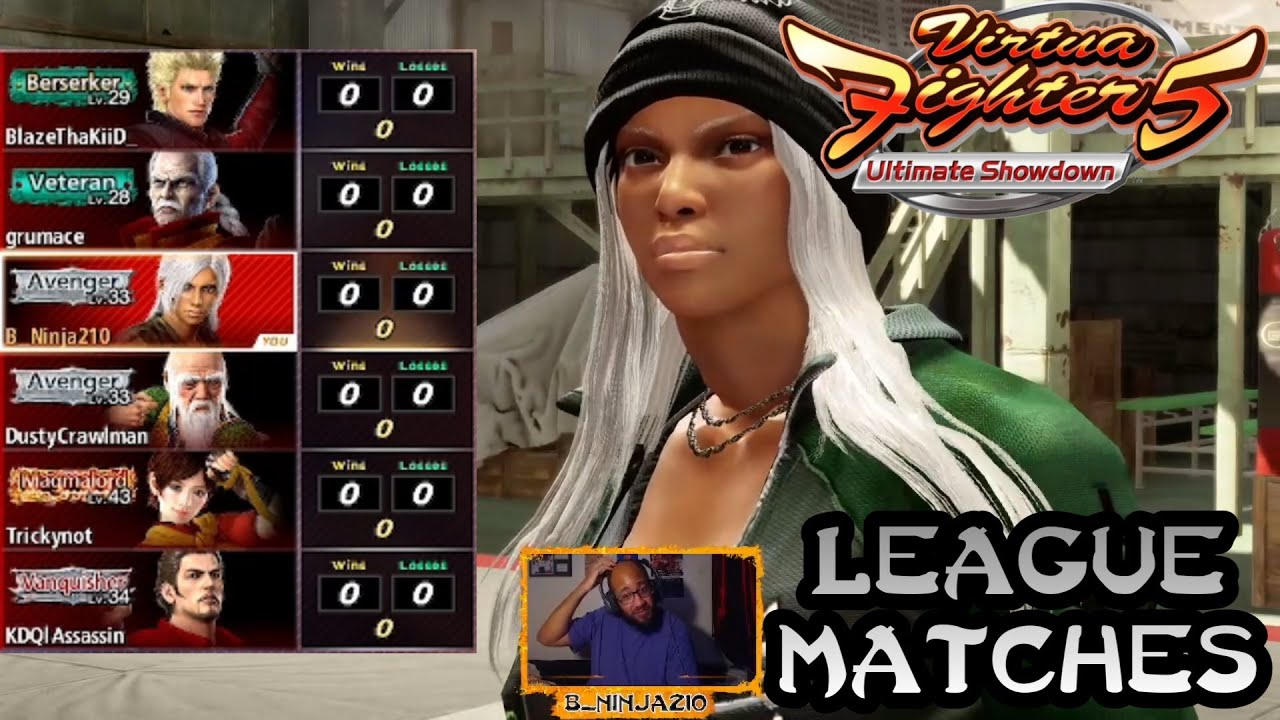 VF LEAGUE MATCHES! | Vanessa Lewis | Virtua Fighter 5: Ultimate ...