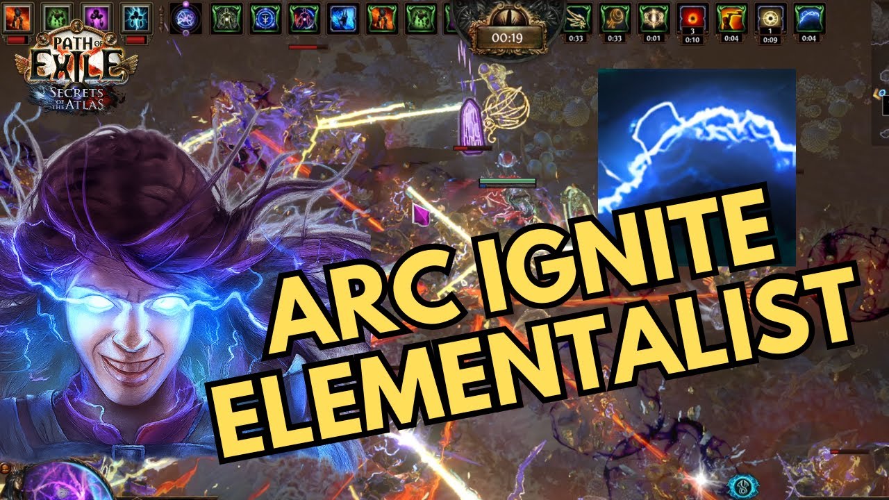 [POE 3.26] Arc Ignite Elementalist League Starter - YouTube