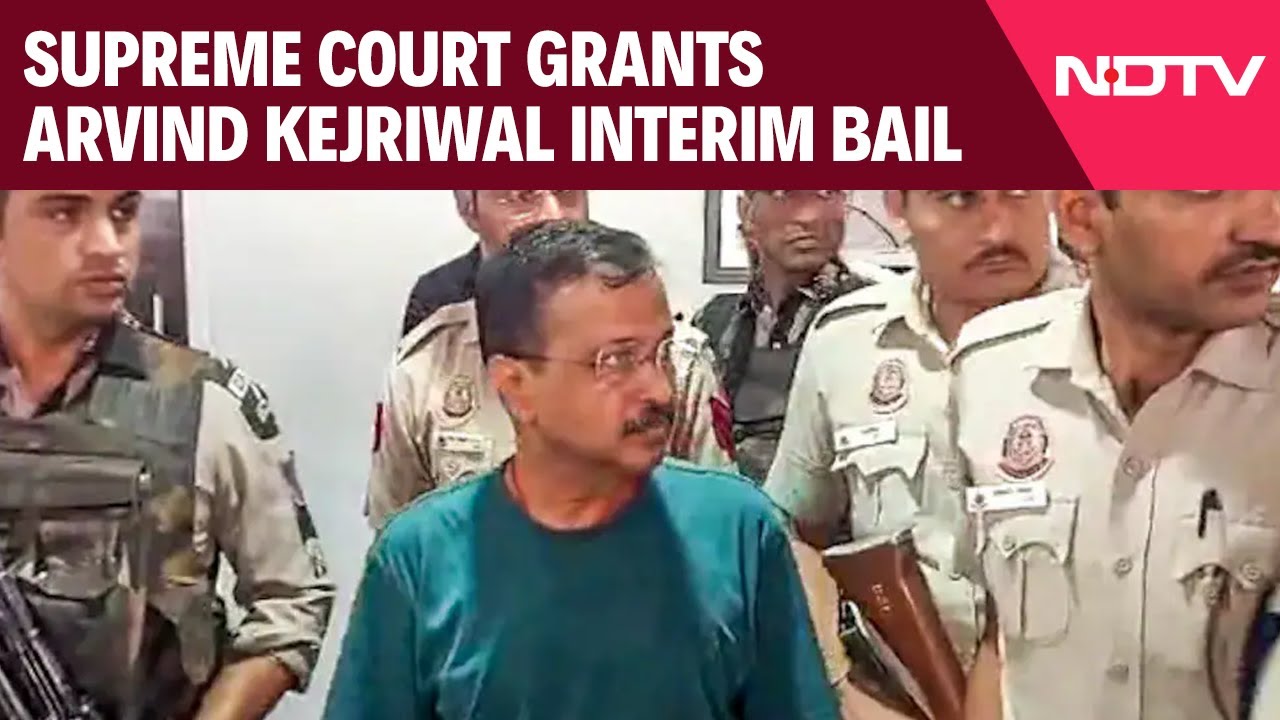 Kejriwal Bail LIVE | Big Supreme Court Relief For Arvind Kejriwal In ...