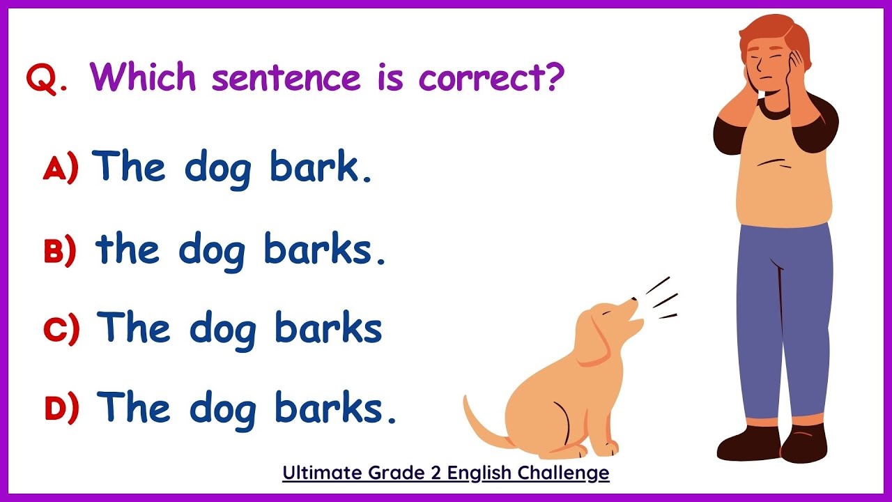 Ultimate Grade 2 English Challenge | 35 Questions for Brave Minds ...
