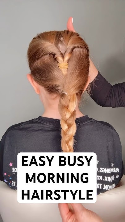 Easy Hairstyle For Busy Mornings Audrey And Victoria Hairstyle Hairstyles Youtube
