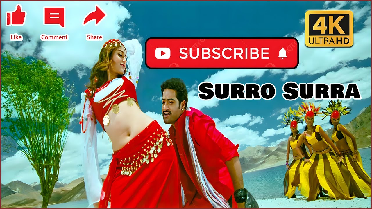 Surro Surro Surra 4K Video Song | Sakthi | NTR, Ileana DCruz, # ...