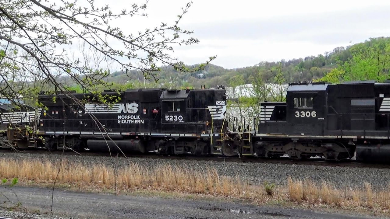 Awesome Lashup on Eastbound NS Freight 10G in Sewickley, PA - 5/1/2020 - YouTube