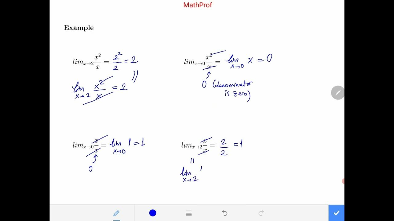 Calculus, Simplification in Limits - YouTube