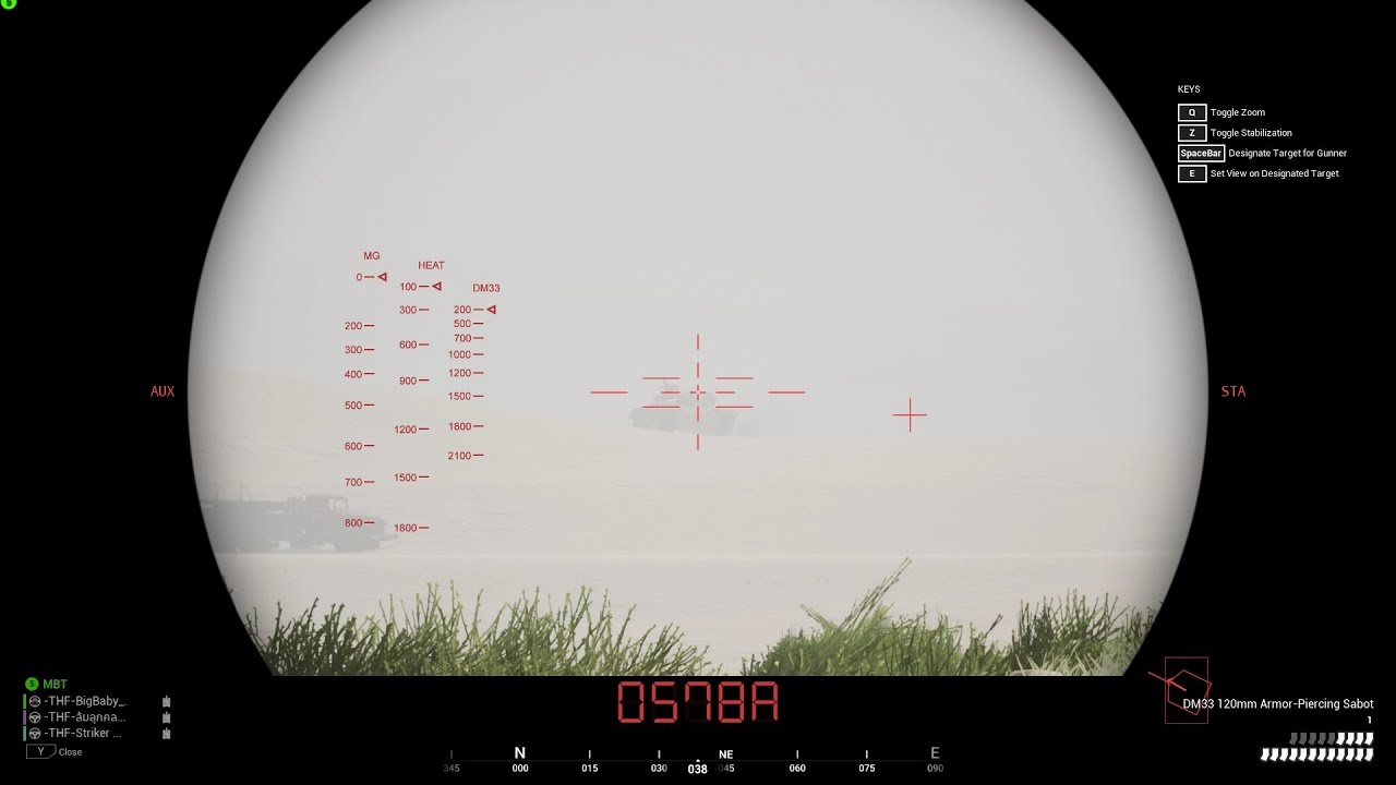 Leopard 2A6 vs. T-72S Gunner view [ Squad ] - YouTube