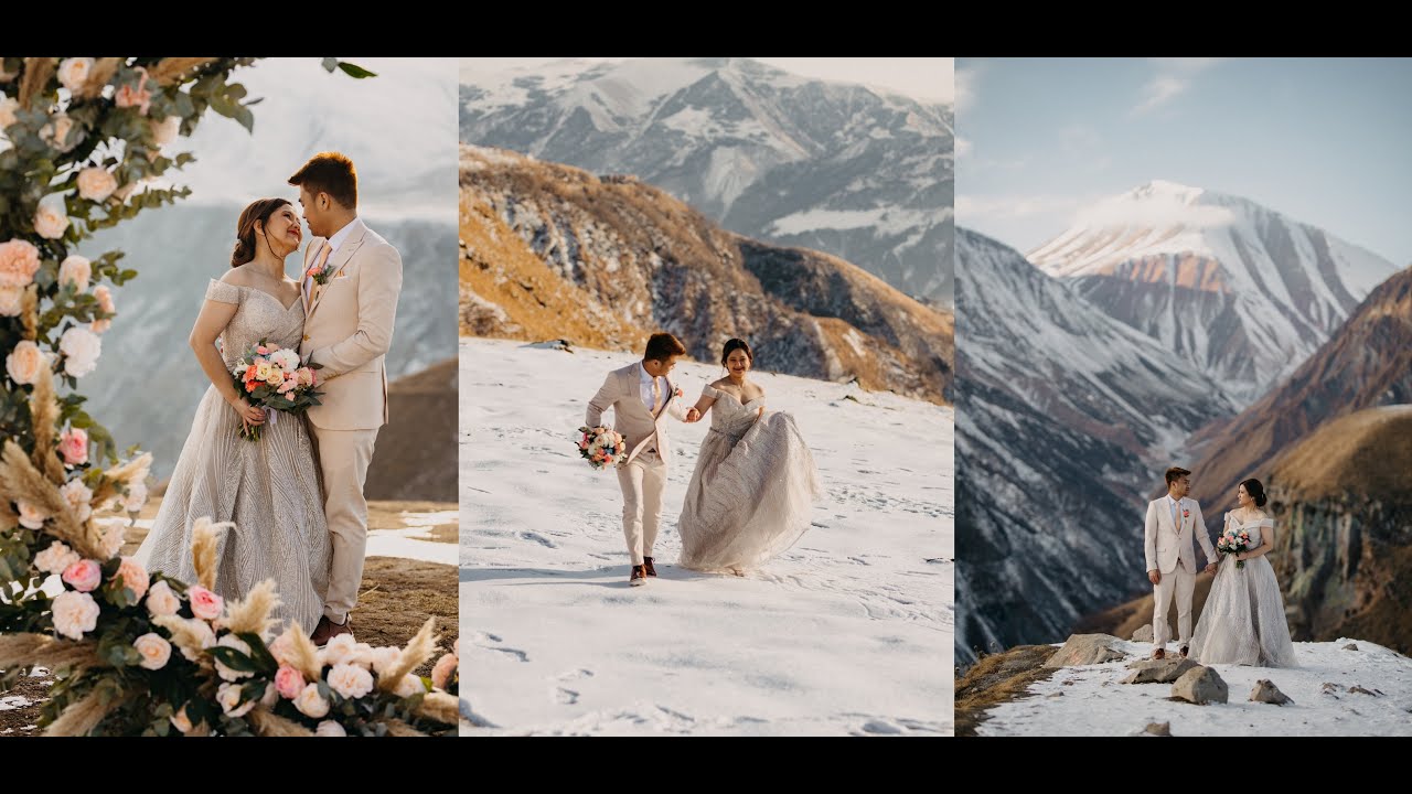 Beatiful Winter Wedding In Gudauri Georgia 2022 - YouTube