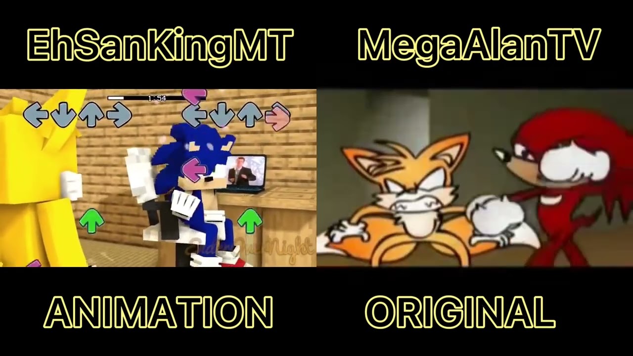 Hey Sonic what's up OH GOD WHAT ARE YOU DOING! - FNF Tails Caught Sonic ...