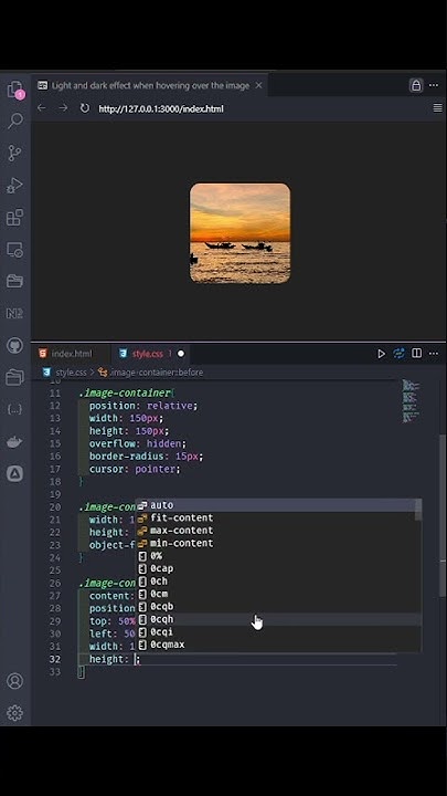 Stunning Light and Dark Hover Effect with HTML and CSS - YouTube